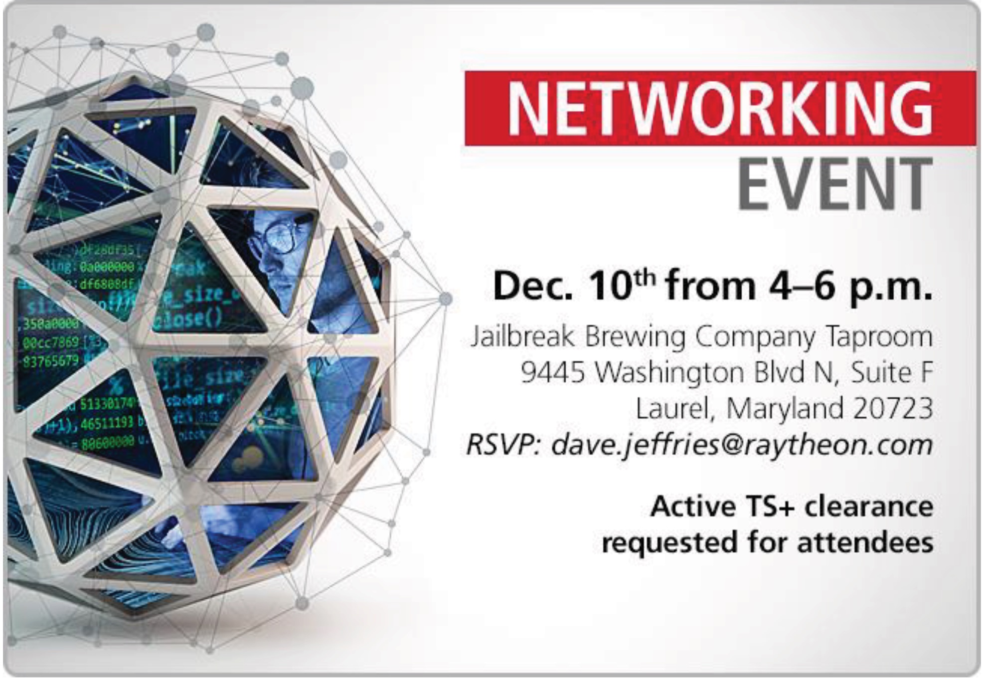 Raytheon BBN Cyber Technologies Networking Event - Jailbreak Foodworks ...